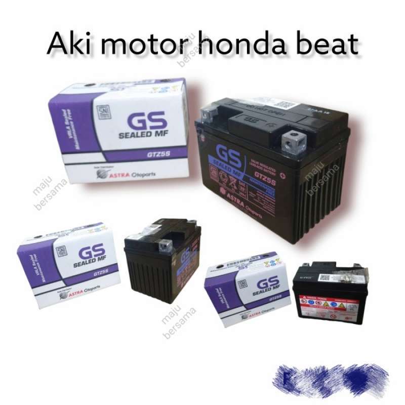 Promo Aki Motor Honda Beat F1 Gs Astra Gtz5S Aki Kering Diskon 15% di ...