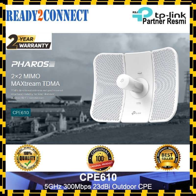 Jual TPLINK CPE610 5GHz 23dBi Outdoor CPE 300Mbps di Seller Cullen ...