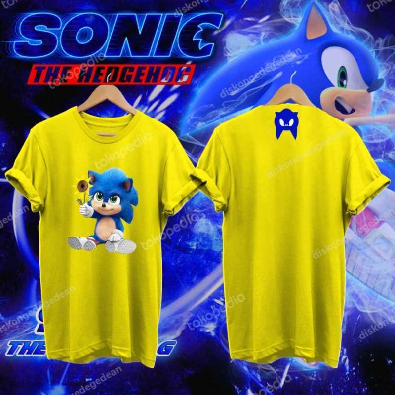 Jual Baju Kaos Sonic The Hedgehog - Knuckle - Tails - Tshirt Sonic Type ...