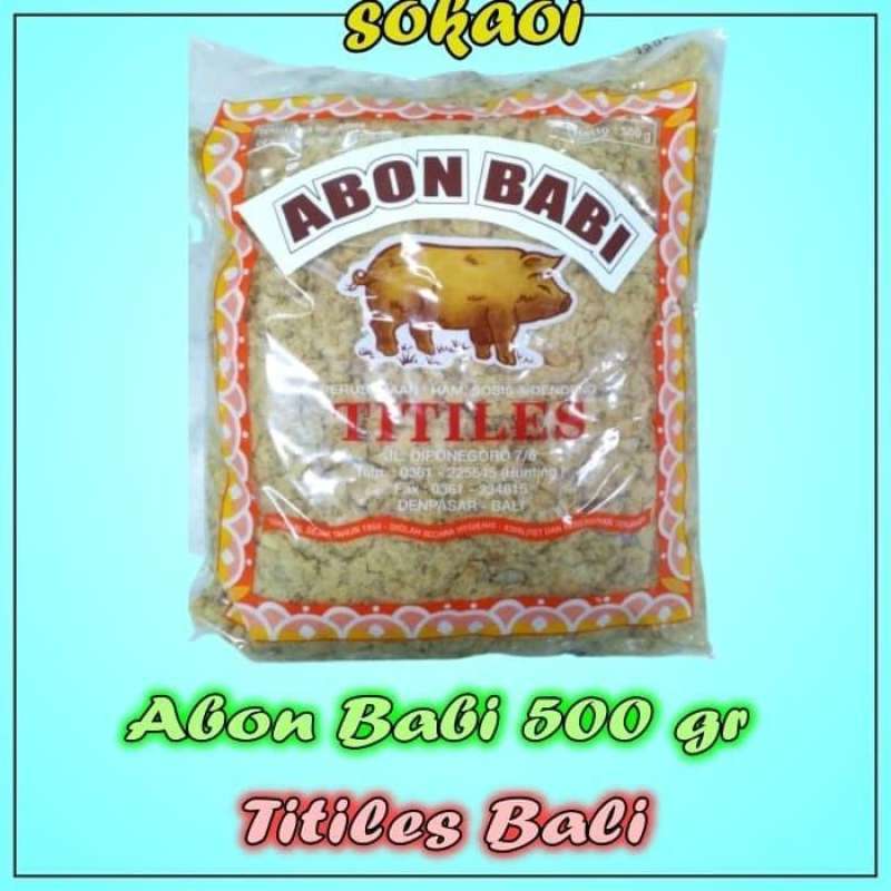 Jual ABON BABI TITILES DAGING BABI MAKANAN SIAP SAJI OLEH OLEH BALI di ...
