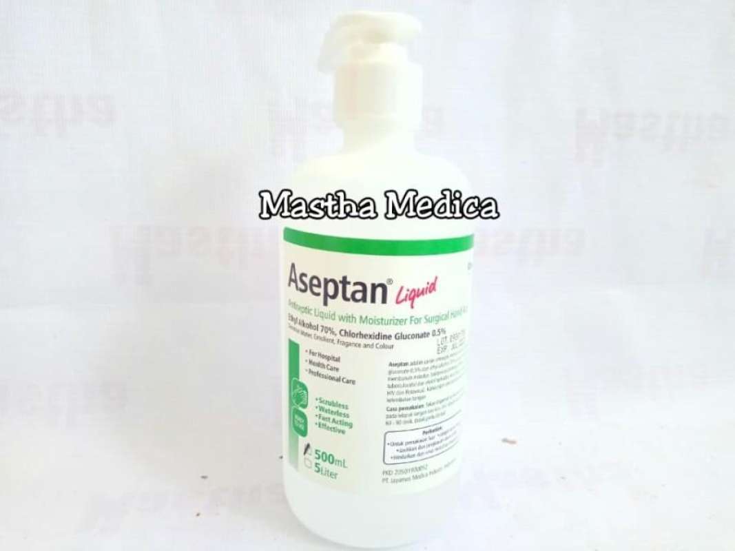 Jual Cairan Antisseptic Aseptan Liquid dengan pompa 500 ml Onemed di ...