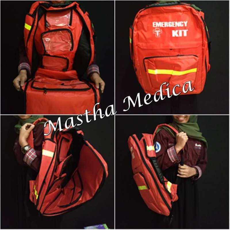 Promo Tas Ransel Jinjing P3k K3 Kkk Sar First Aid Kit Bag Pmr Pmi Pppk ...