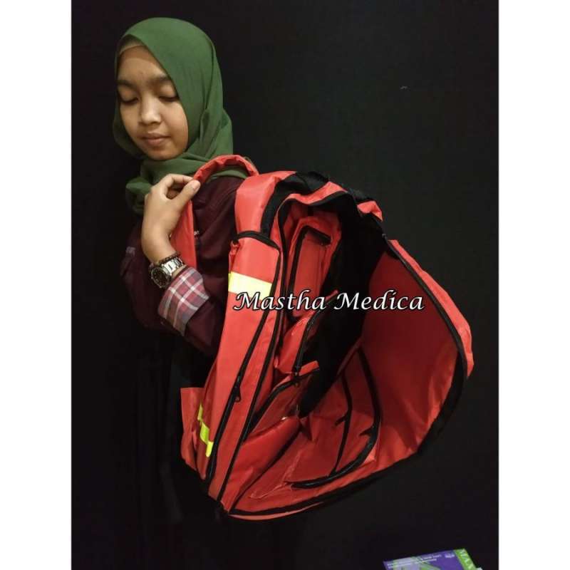 Promo Tas Ransel Jinjing P3k K3 Kkk Sar First Aid Kit Bag Pmr Pmi Pppk ...