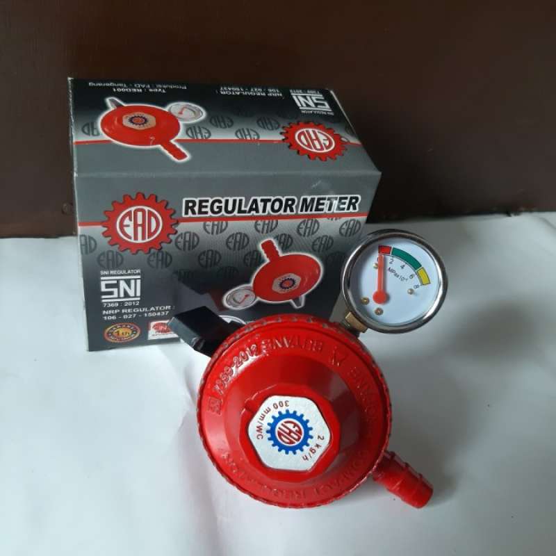 Jual Regulator Meter Gas Lpg Tekanan Rendah Ber (sni) Fad -red 001 Di ...