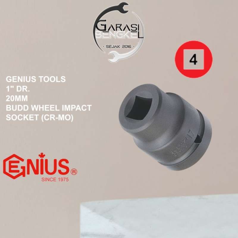 Promo Socket Segi Empat 1 Inch 21Mm Budd Wheel Impact Socket Genius ...