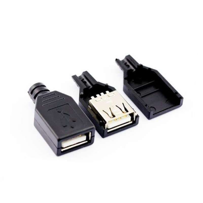 Jual Soket Usb Kosong Tipe Betina Usb Socket Connector Female Plug