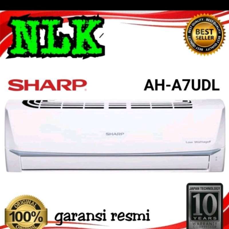 Jual AC SHARP AH - A 07 UDL LOW WATT 3/4 PK UNIT ONLY di Seller Toko NLK - Cipondoh, Kota ...