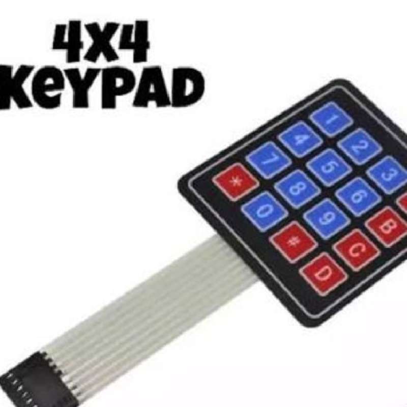 Jual Keypad Membran 4x4 Matrix Arduino 4 x 4 Input keypad Membrane ... Jual Keypad Membran 4x4 Matrix Arduino 4 x 4 Input keypad Membrane ...