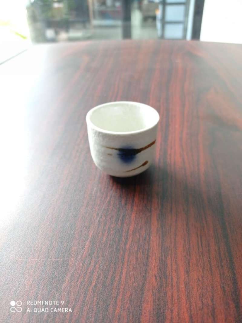 Promo Sake Botol Keramik White coklat series & Sake Cup Keramik Diskon ...