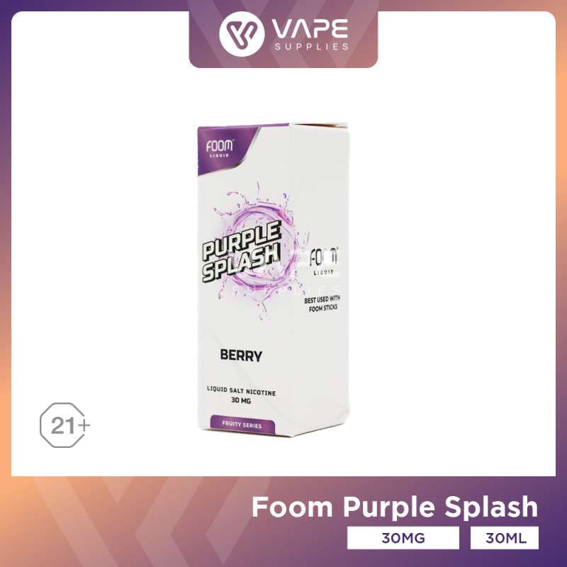 Jual Cairan Foom Purple Splash Frost Berry Salt Nic 30ML di Seller Vape ...