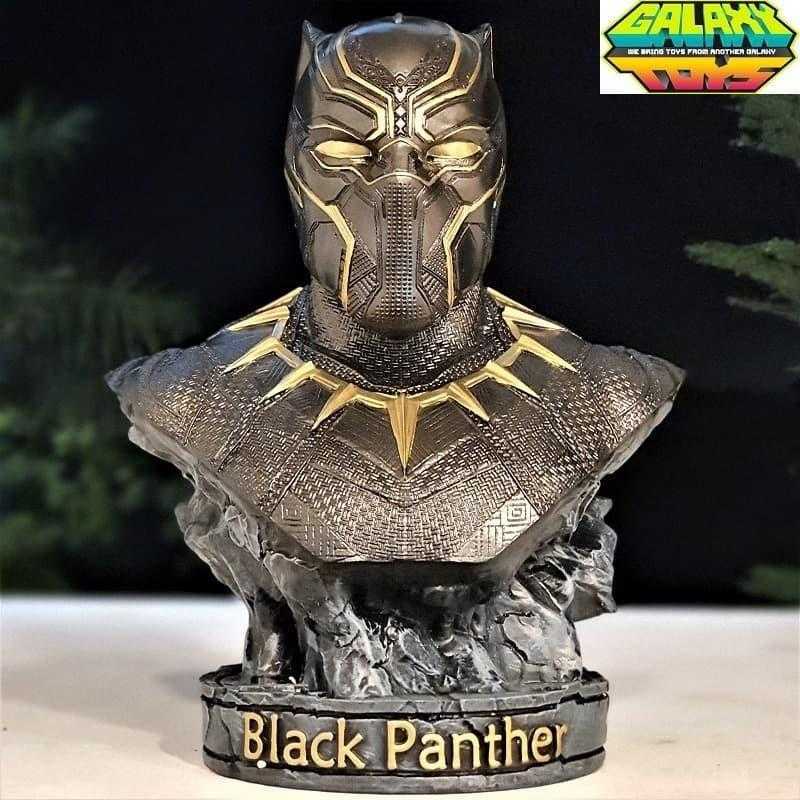 Jual Marvel Black Panther Gold Suit 1/2 Scale Bust Recast Resin Statue ...