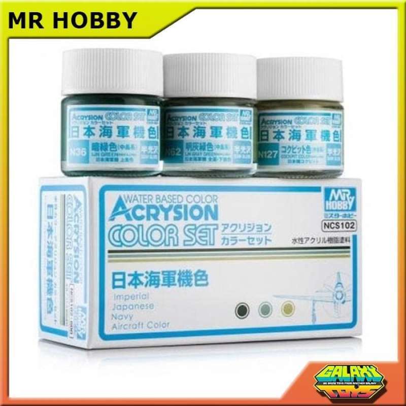 Jual Mr Hobby Mr Color Acrysion JAPANESE NAVAL COLOR SET NCS102 di ...