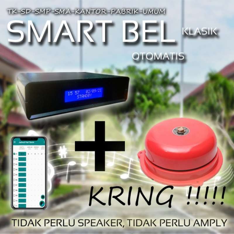 Jual Smart Bel Otomatis Sekolah Pabrik Kantor Android tidak perlu ...