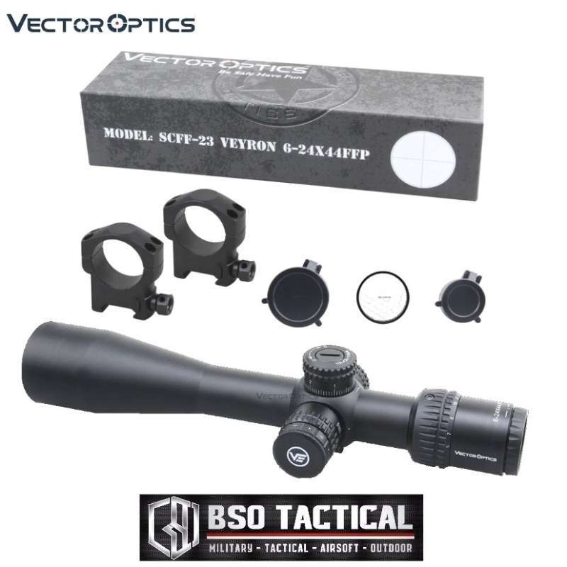 Jual Scope Tactical Vector Optic Veyron 6-24x44 IR FFP Hunting ...