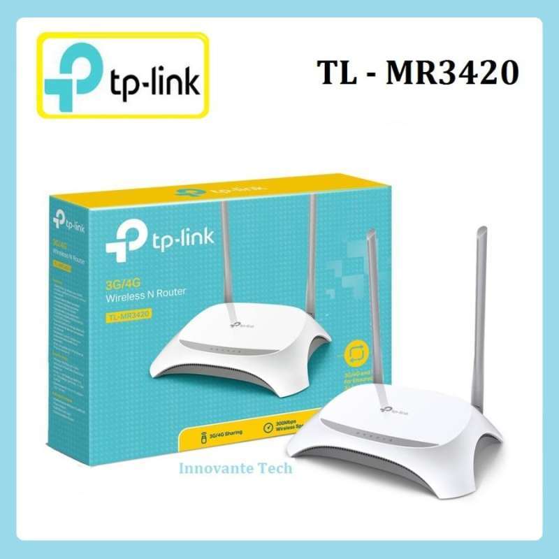 Jual Tp-link Tl-mr3420 - 3g/4g Modem Router Wifi N 300mbps Dua Antena ...