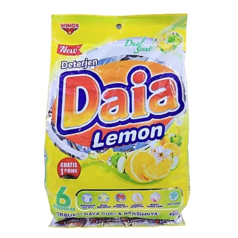 Jual DAIA POWDER DETERGENT FRESH LEMON 1.8KG di Seller GROSERINDO ...