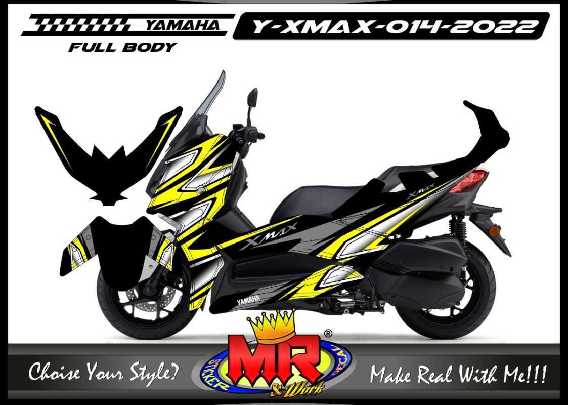 Promo Premium Decal Stiker Motor Yamaha Xmax Fullbody Racing Desain ...