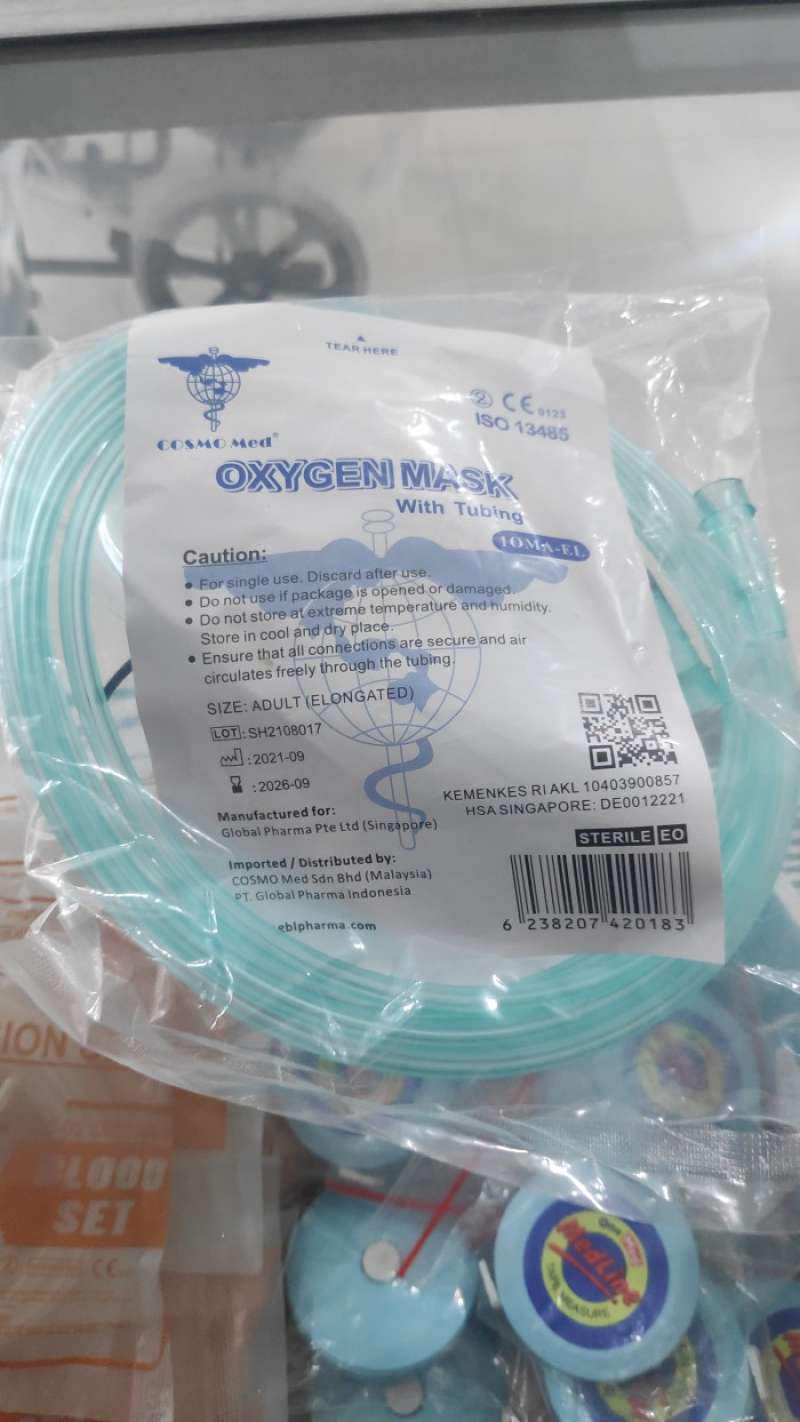 Jual Masker Oksigen Dewasa Dengan Tube Cosmomed Di Seller Dorago Shop ...