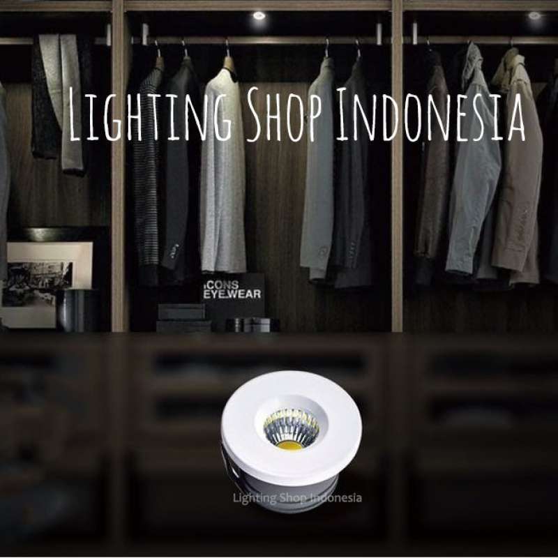 Jual Lampu Downlight Led 3W Mini Inbow Plafon Lebar Sorot Spot Light di ...