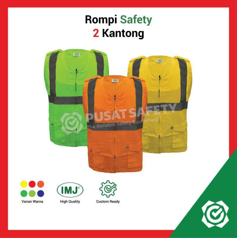 Jual Rompi Safety Proyek Kerja Lapangan Scotlight 2 Kantong IMJ - Hijau ...