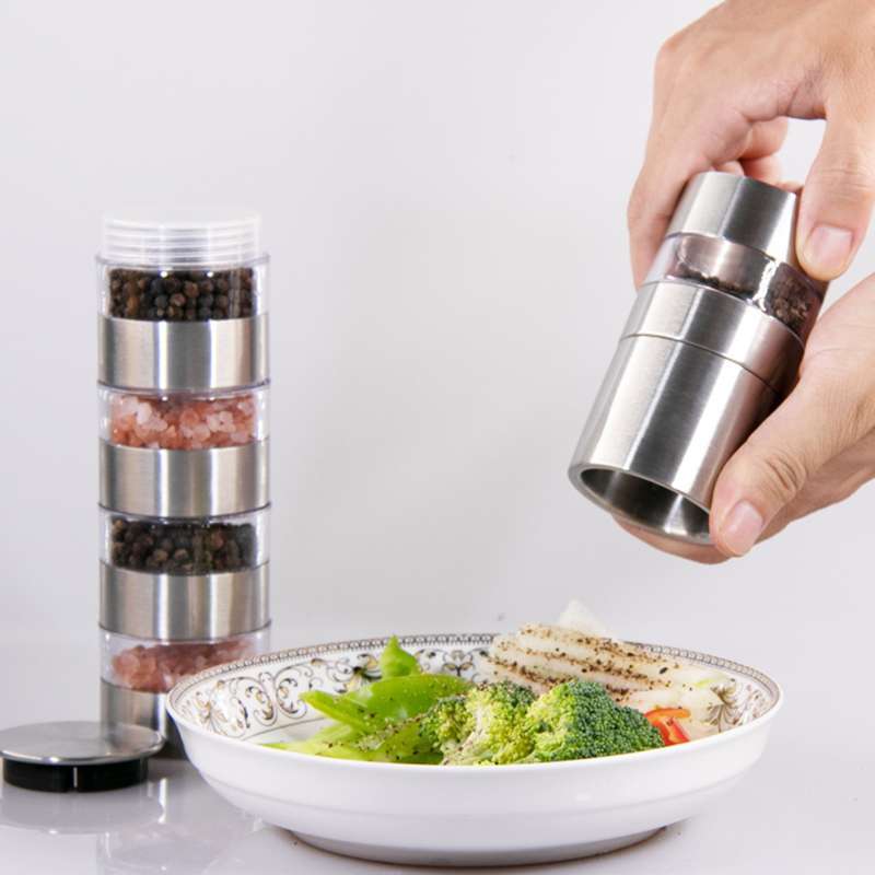 Jual Salt Grinder Moisture-proof Hygienic Smooth Surface Two-in-One ...