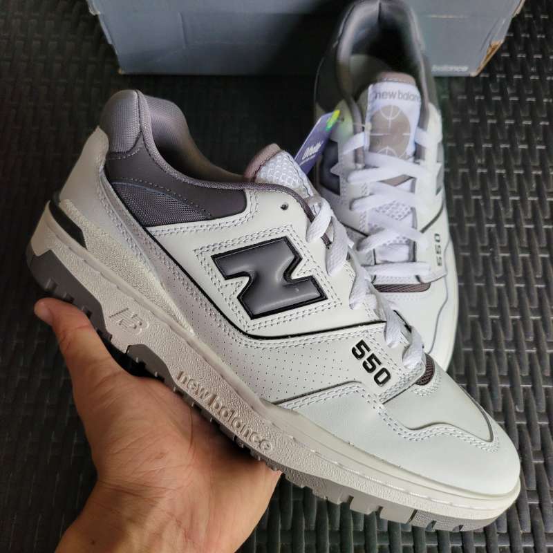Jual New Balance Nb 550 White Dark Grey || Gray Black Oreo Di Seller ...