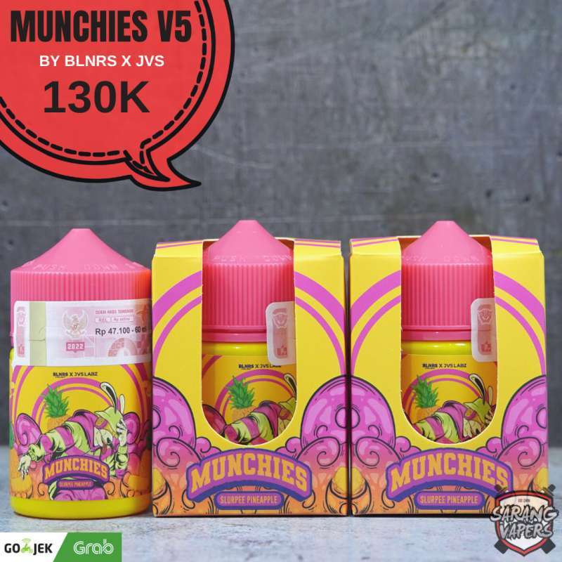 Promo MUNCHIES V5 SLURPEE PINEAPPLE LIQUID 60ML BY BLNRS X JVS LABZ ...