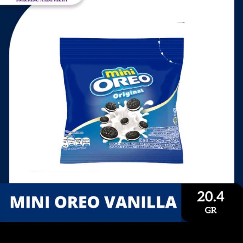 Jual Oreo Biskuit Peanut Butter mini& Chocolate Biskuit mini Halal di ...