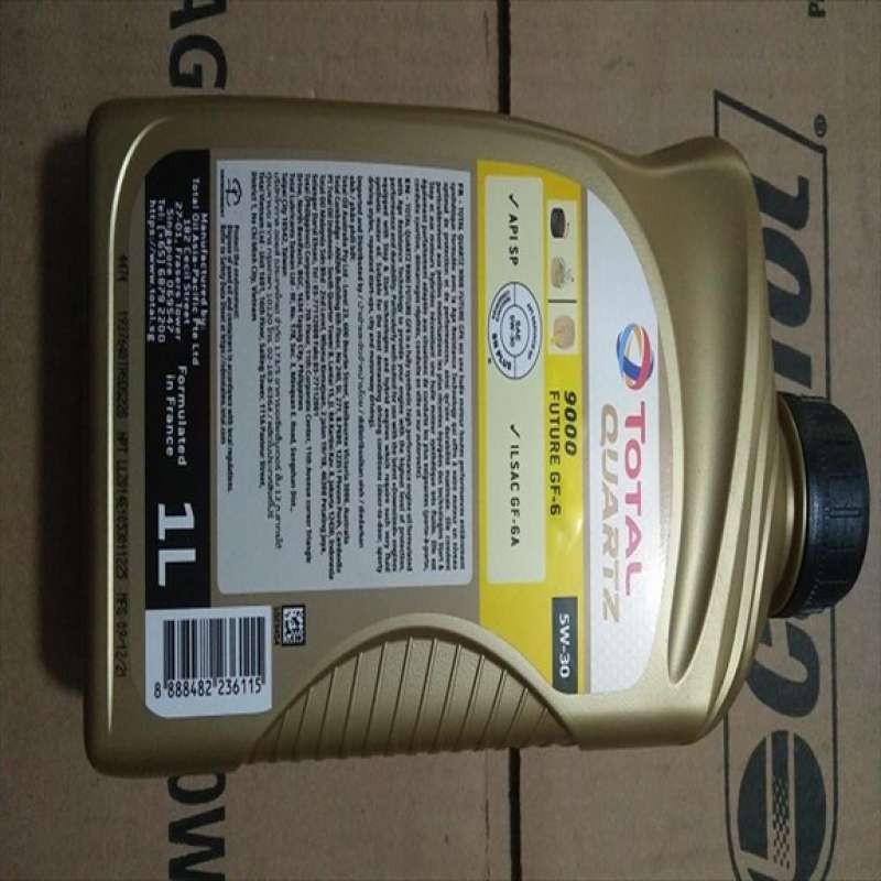 Promo Oli Mesin Mobil Total Quartz 9000 Future Gf-6 5w-30 Gold 1 Liter ...