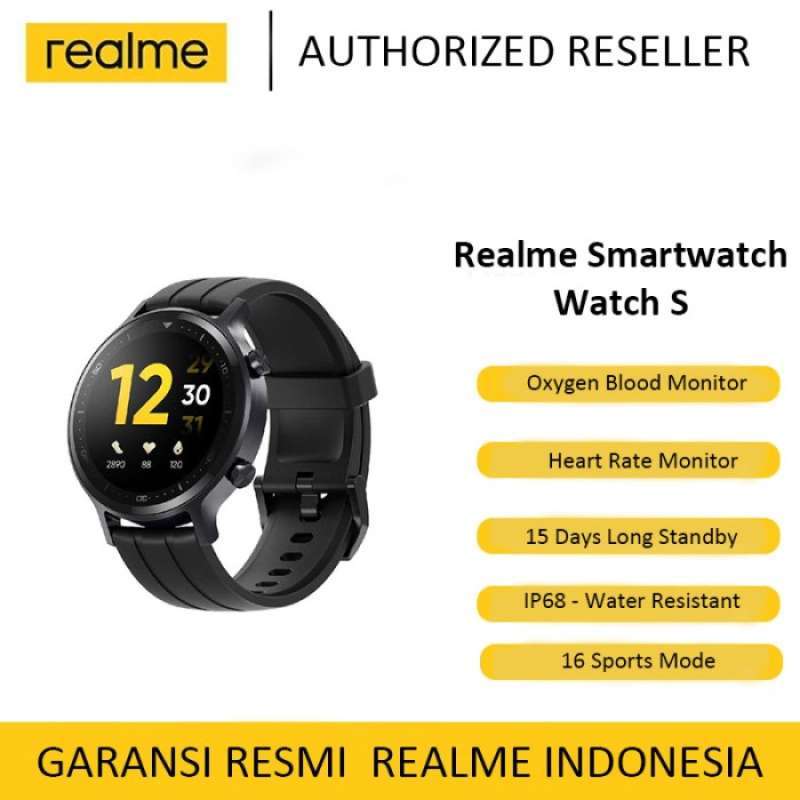 Promo Realme Watch S Smartwatch Real Time Heart Sensor Blood Oxygen ...