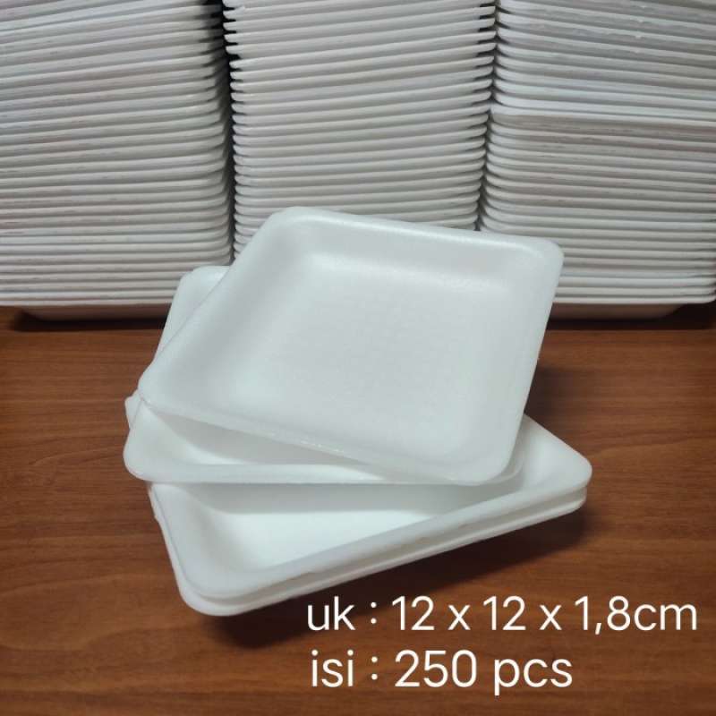 Promo Foam Tray Tr 7 - Styrofoam Tray Buah Tr7 - Isi 250 Pcs Diskon 12% ...