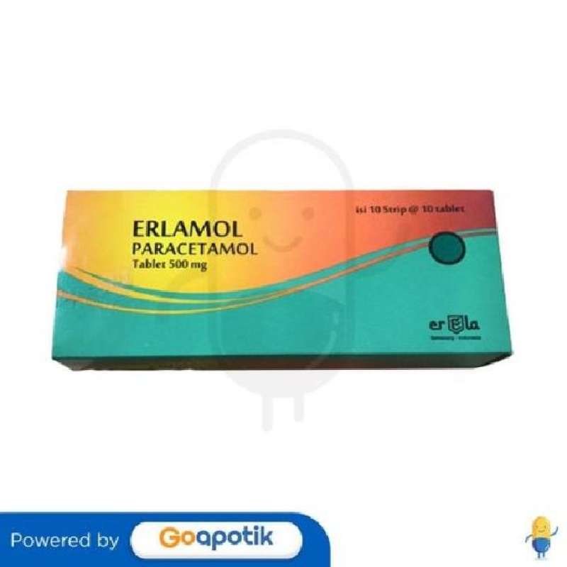 Jual ERLAMOL 500 MG BOX 100 KAPLET di Seller Apotik gamma - Sunggal ...