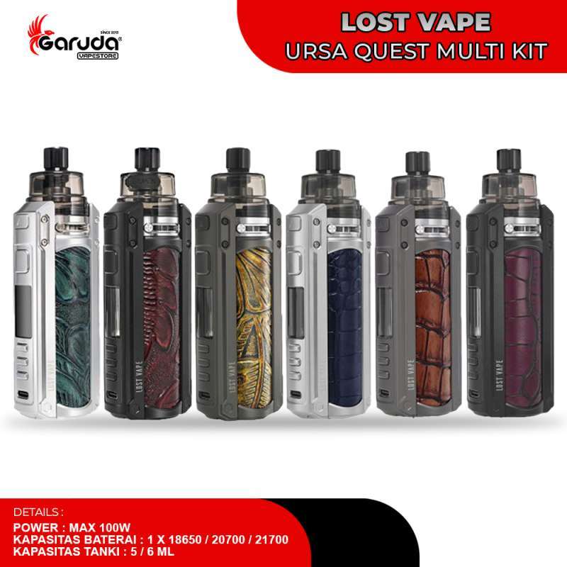 Jual Ursa Quest Pod Multi Kit By Lost Vape 100% Authentic di Seller ...