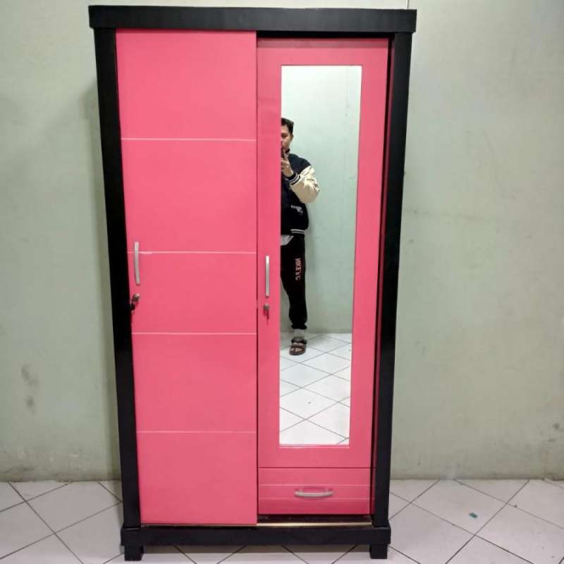 Jual lemari pakaian sliding 2 pintu minimalis di Seller Lisaumi olshop ...