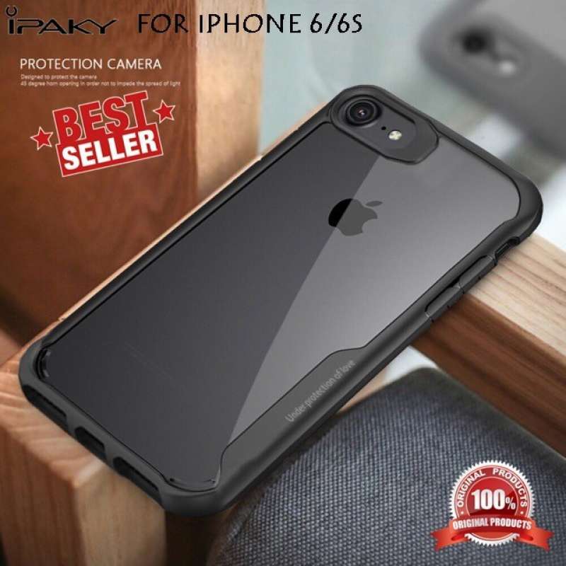 Promo iPaky Case iPhone 6 6s Original Armor Bumper Transparan Casing ...