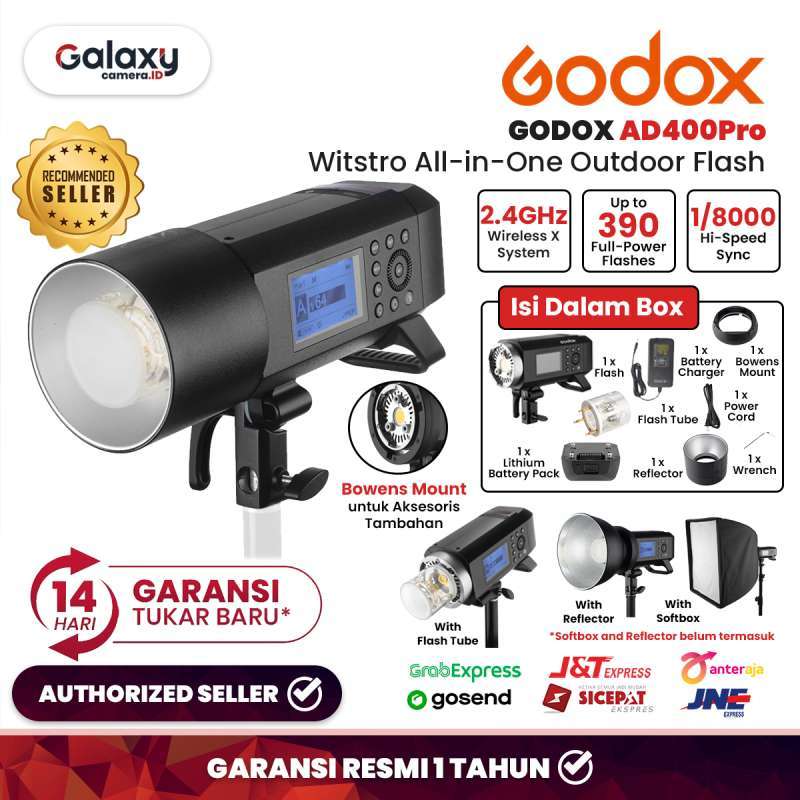 Jual Godox AD400Pro Witstro All-in-One Outdoor Flash AD400 Pro Resmi di ...