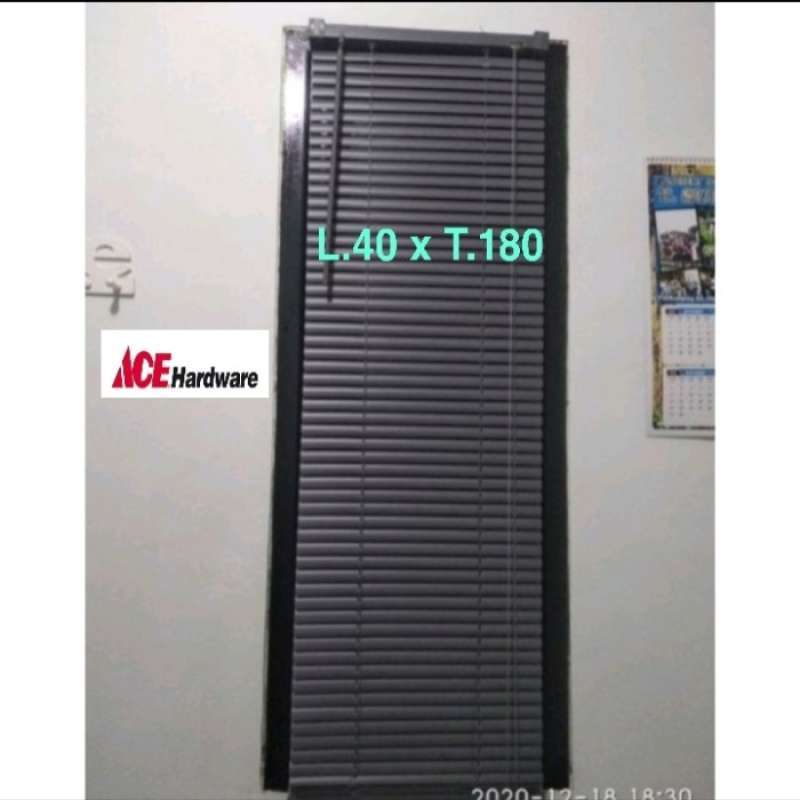 Jual TIRAI GULUNG PVC JENDELA KACA 40 X 180 CM KRIS VENETIAN BLIND ...