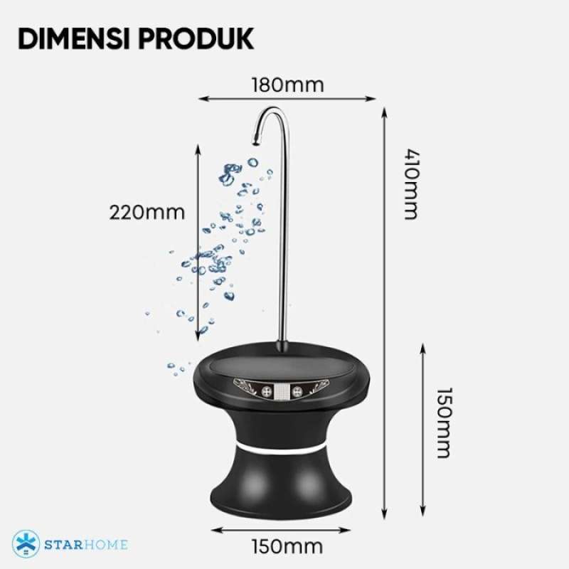 Promo Free Ongkir Pompa Galon Elektrik Dispenser Air Minum Duduk Pompa ...