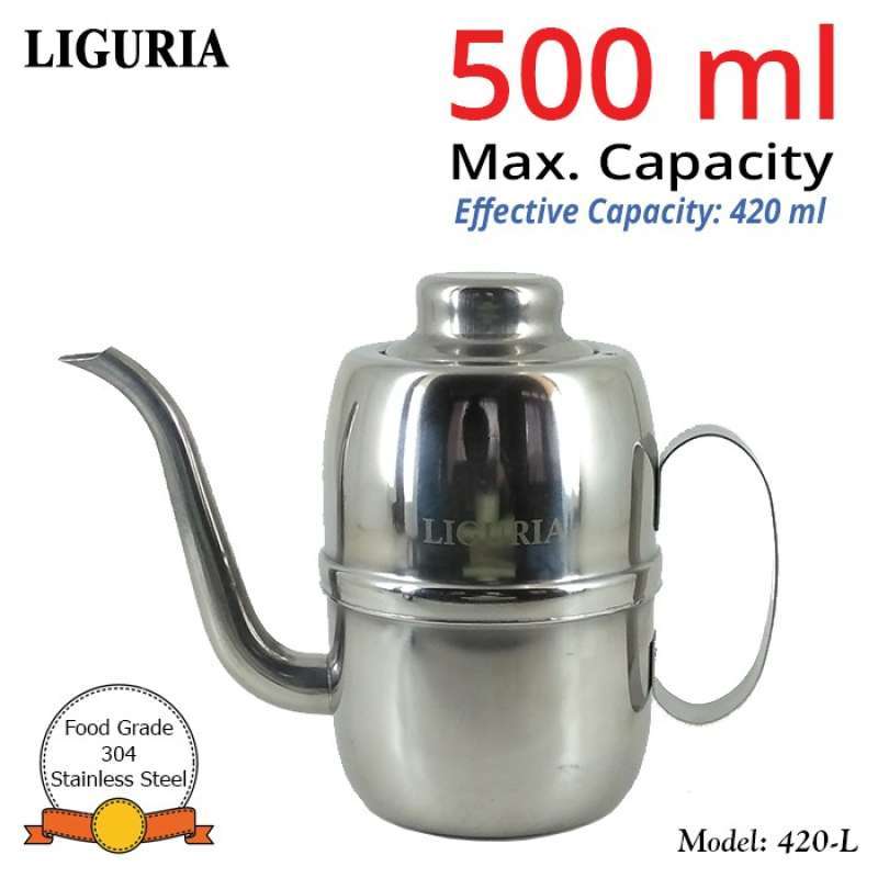 Jual Teko Kopi Leher Angsa Gooseneck Coffee Kettle 420 Ml di Seller ...