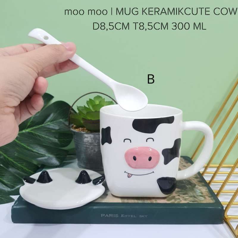 Jual Moo Moo | Mug Keramik Cute Cow | Mug Sapi Lucu | Koleksi Sapi Lucu ...
