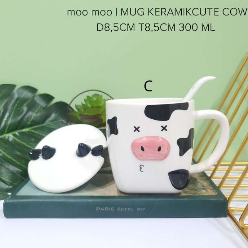Promo Moo Moo | Mug Keramik Cute Cow | Mug Sapi Lucu | Koleksi Sapi ...