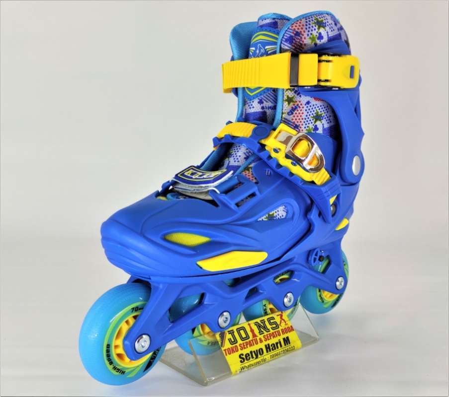 Jual Sepatu Roda Anak Inline Skate Anak Kingfly Biru - S 28-31 Di ...