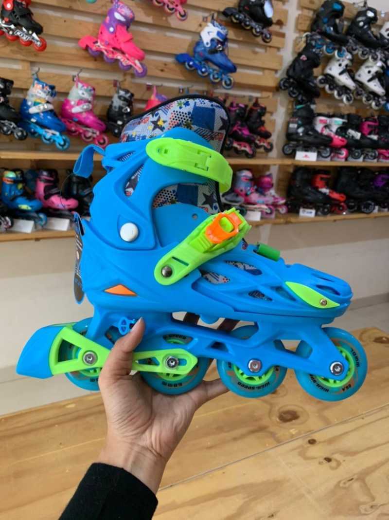 Jual Sepatu Roda Anak Inline Skate Anak Kingfly Biru - S 28-31 Di ...