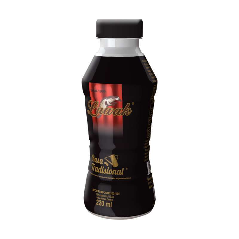 Jual Kopi Luwak Plus Gula Black Coffee Botol 6 Pcs - Free Bejo Jahe ...