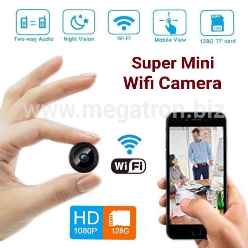 Promo Super Mini Wifi Camera - Kamera Tersembunyi - Live Via Hp Android ...