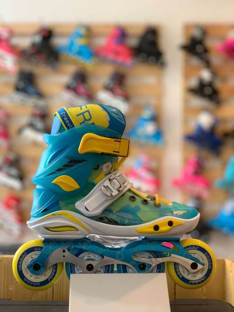 Jual Sepatu Roda Anak Inline Skate Anak Freestyle N9 Biru di Seller ...