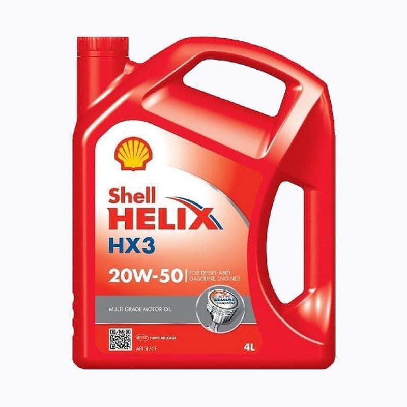 Promo Oli Shell Helix HX3 20W-50 4 liter Diskon 5% di Seller Alfeus1994 ...