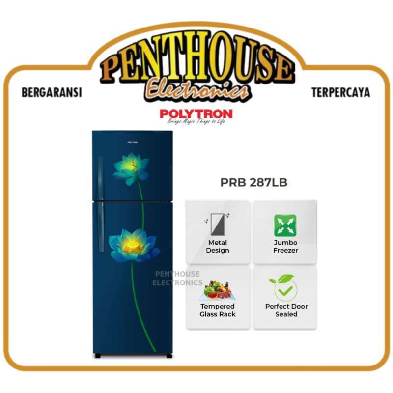 Jual Polytron Kulkas 2 Pintu 240L PRB-287LB / PRB 287 LB 240 liter di ...