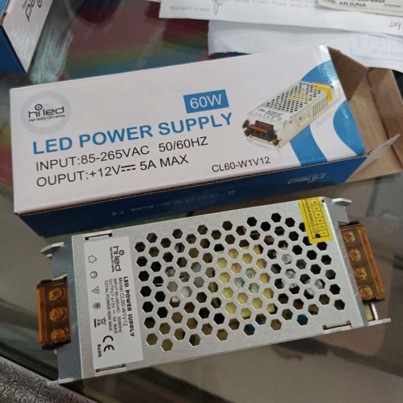 Promo HILED LED POWER SUPPLY 5a / 60w Diskon 49% di Seller toko alat ...