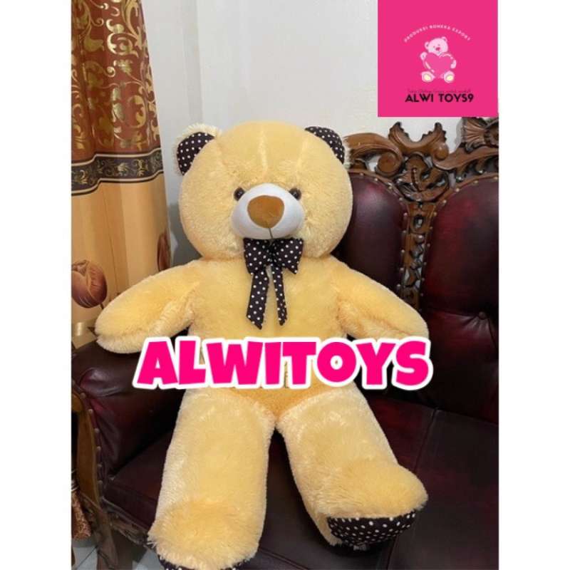 Jual Boneka Beruang Teddy Bear Jumbo Giant Super Gede 1 Meter Sni ...
